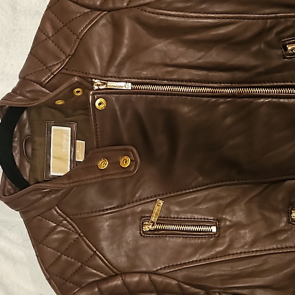 MICHAEL Michael Kors | Jackets & Coats | Michael Kors Leather Jacket ...